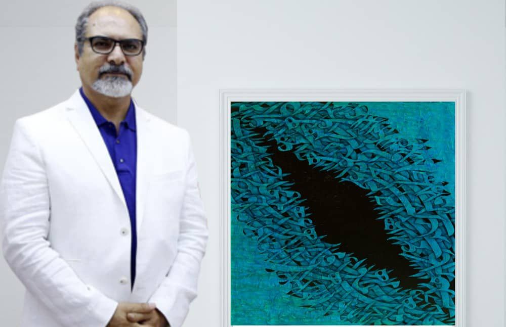 Ali Shirazi's Special Blue in Tehran Auction