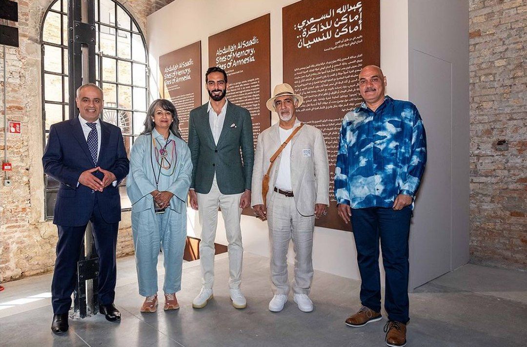 Abdullah Al Saadi explains how he made his works for the Venice Biennale